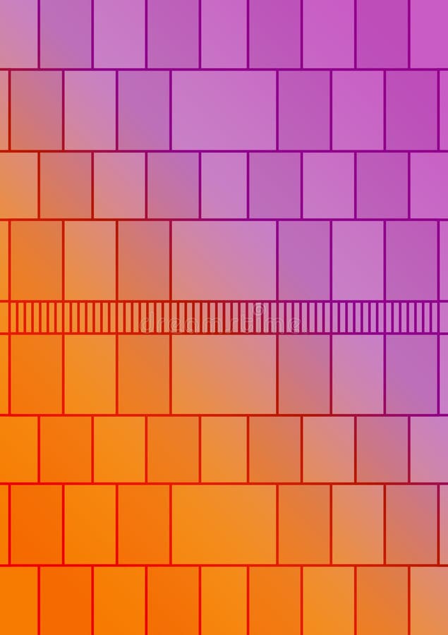 Geometirc Line Design with Color Gradient Background Decoration Stock ...