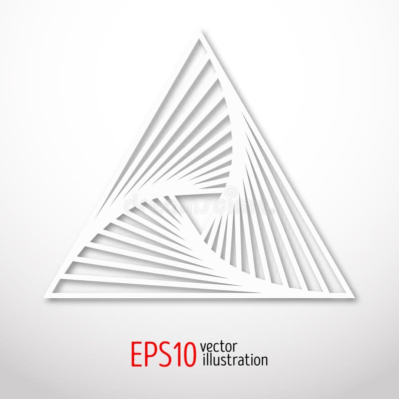 Geometría Sacra Abstracta Triangular Arte Del Vector Del Símbolo ...