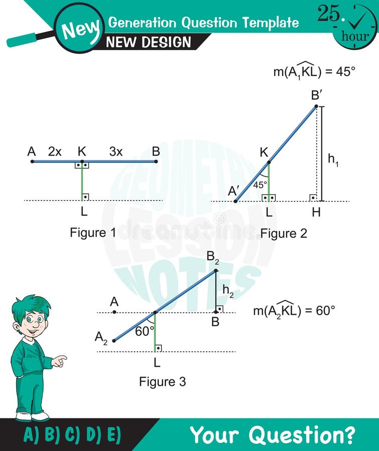 Math, Angles, Angles on the Plane, Angle Questions, Exam Question Stock ...