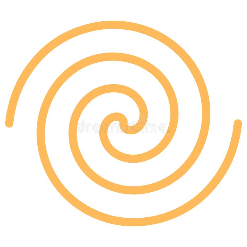 Geometri Shape Whirlwind Spiral Twisty Vortex Stock Vector ...