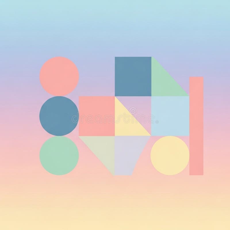 Yellow Pastel Art Geometric Shapes Stock Illustrations – 16,851 Yellow ...