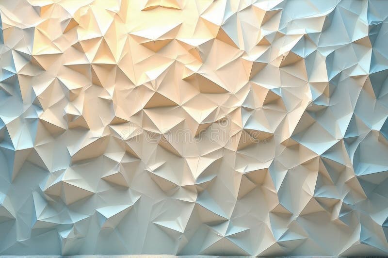 Geometric Abstract Art with Unique Light and Shadow Effects Stock ...