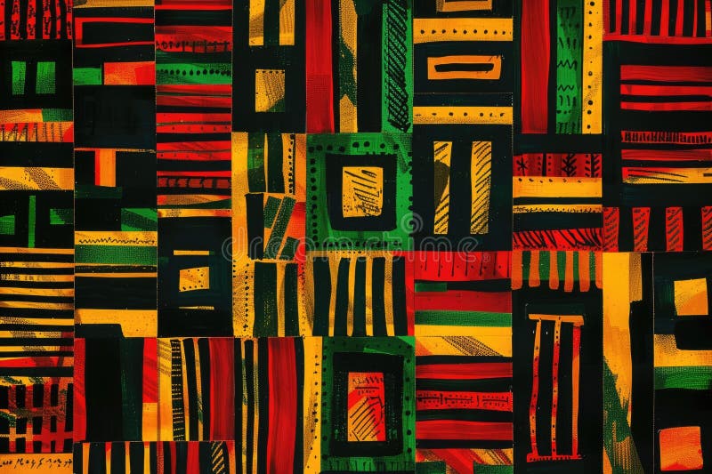 Geometric Abstract Art Uses Patterns, Textures, and Colors To Make ...