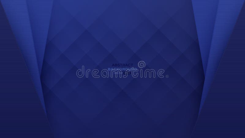 Geometric Abstract Background Blue Layer Design Stock Vector ...