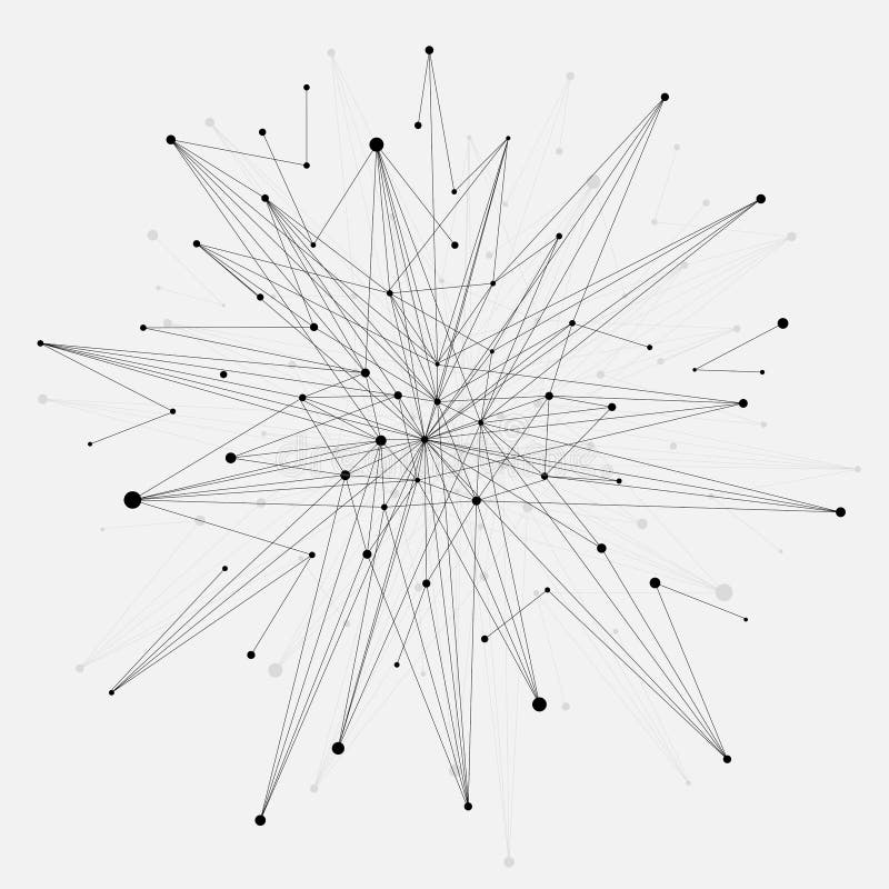 Geometric Abstract Background With Connected Line And Dots Patterns ... Geometric Abstract Background With Connected Line And Dots Patterns ...