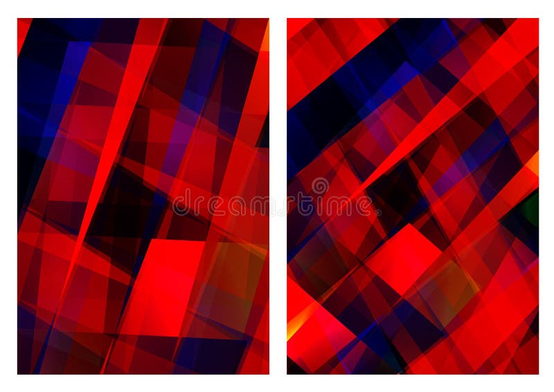 Geometric Abstract Background. Consists of Multi-colored Rectangles ...