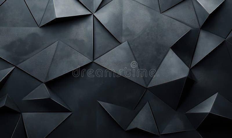 Geometric Abstract Background with Dark Triangular Shapes and Textures ...