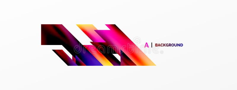 Geometric Abstract Background Design Template Stock Vector