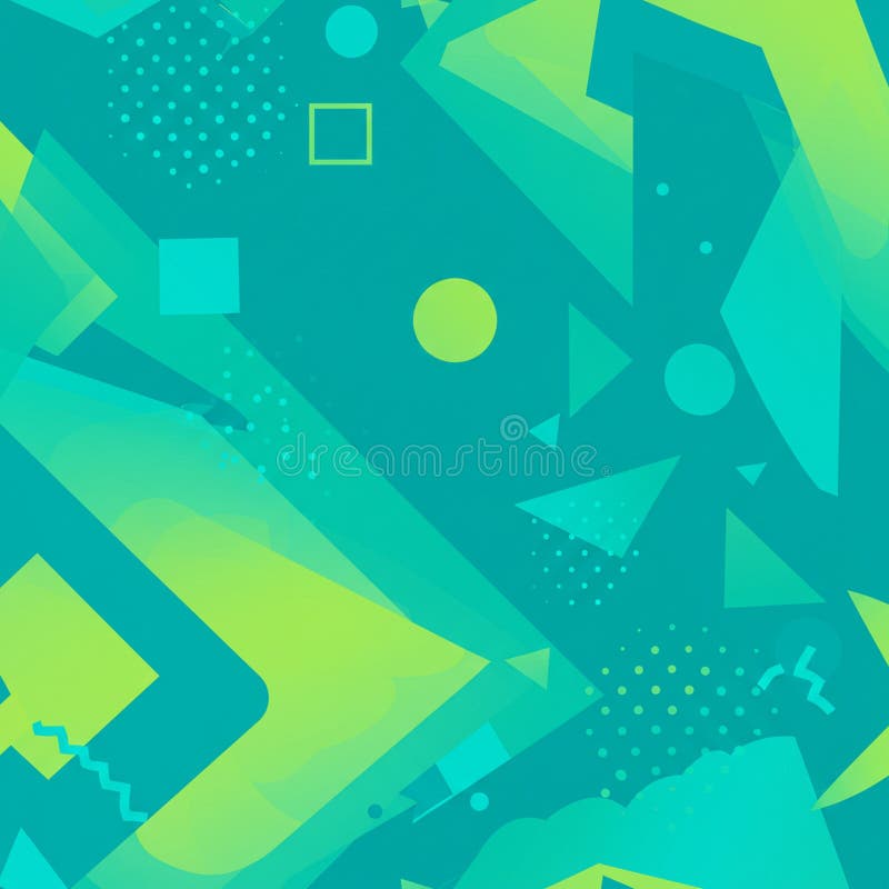 Geometric Abstract Background Featuring a Mix of Shapes Including ...