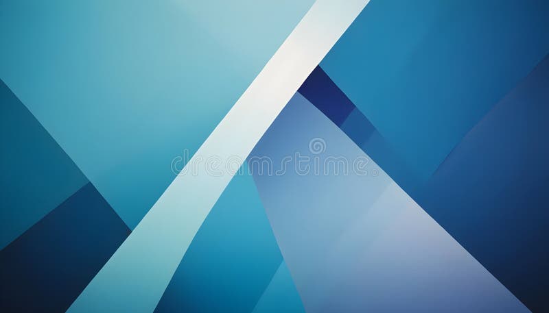 Geometric Abstract Background Featuring a Vibrant Blue with Overlapping ...