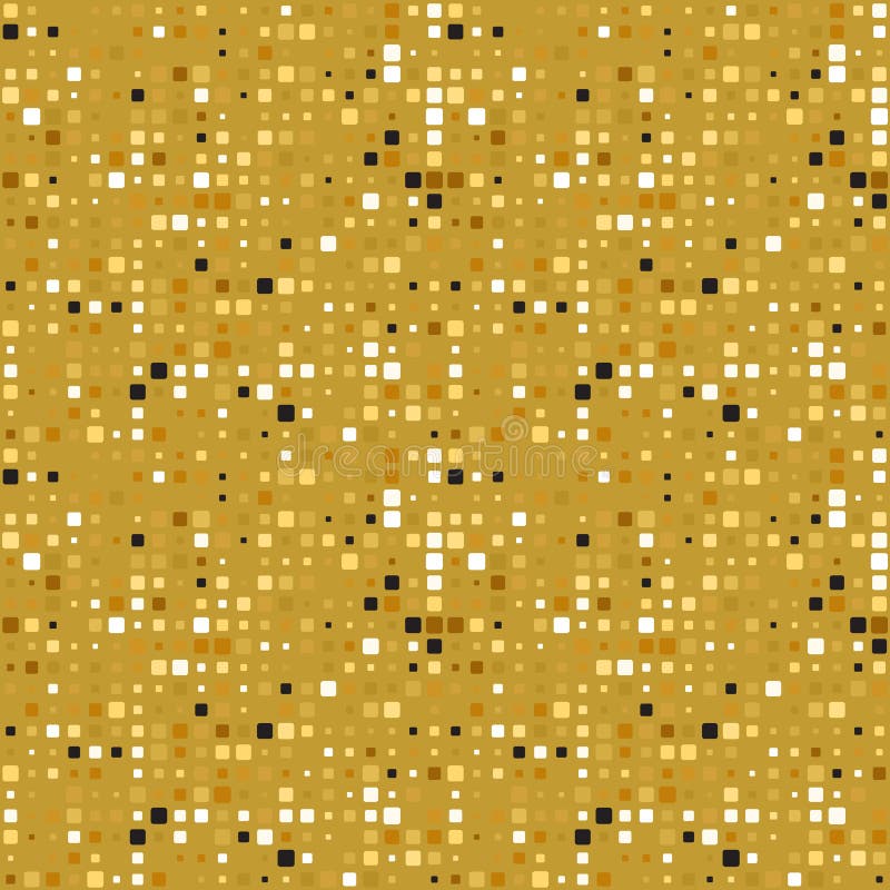 Geometric Abstract Background of Golden Squares Stock Vector ...
