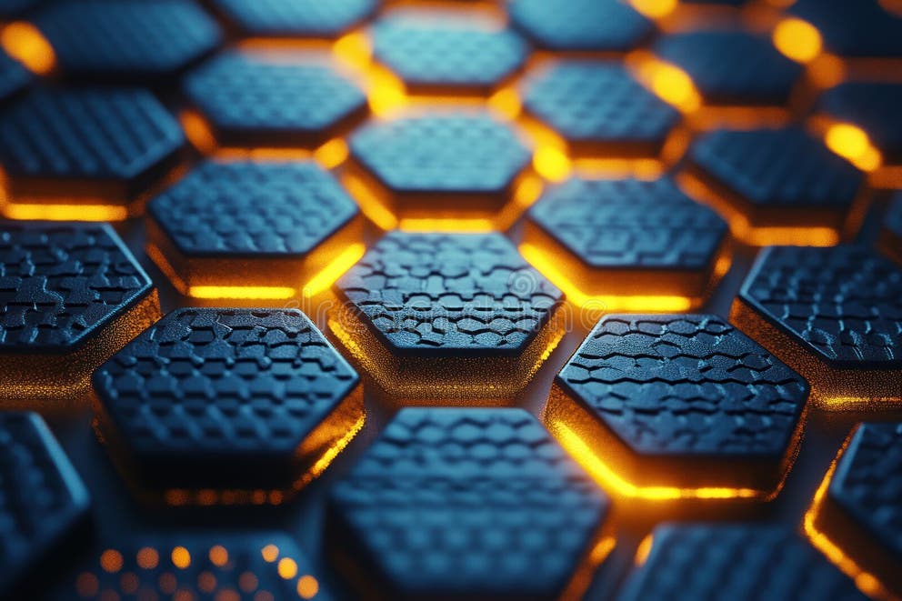 Geometric Abstract Background of Hexagonal Metal Mesh Texture for ...