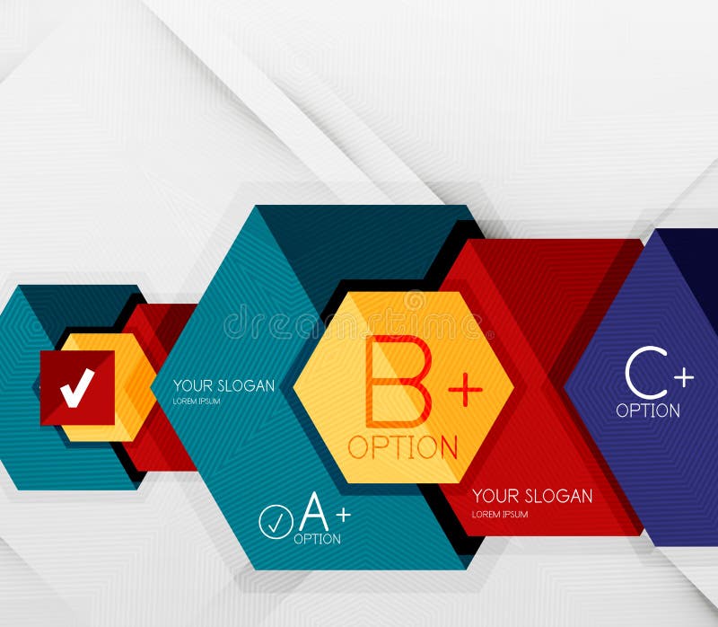 Geometric Abstract Design Layout Stock Vector - Illustration of ...