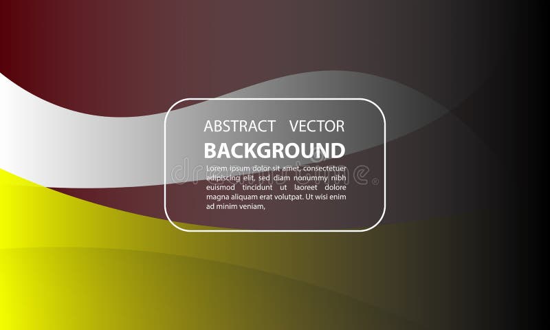 Geometric Abstract Background Liquid Gradient Shape Waves Yellow and ...