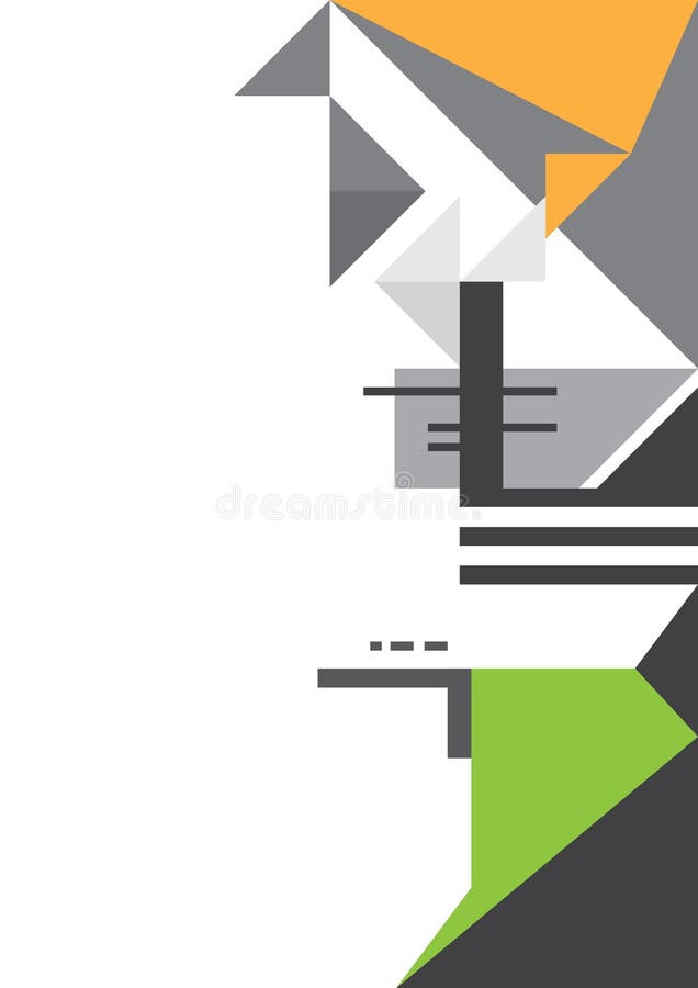 Geometric Abstract Background, Minimal Graphic Design Shape, Template ...