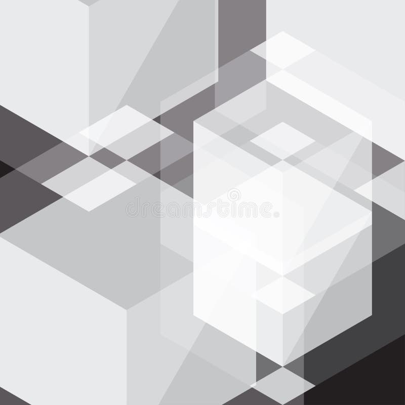 Geometric Abstract Background, Minimal Graphic Design Square Shape ...