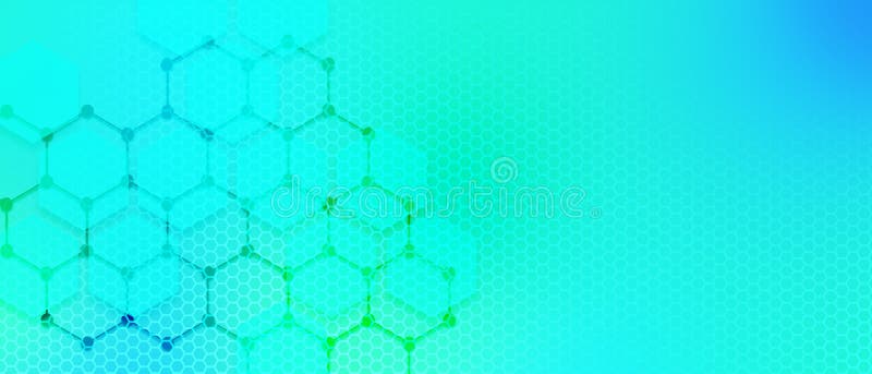 Geometric Abstract Background with Molecular Structure and Chemical ...