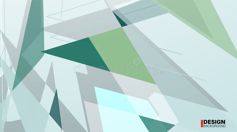 Geometric Abstract Background. Overlap of Modern Forms the Design Stock ...