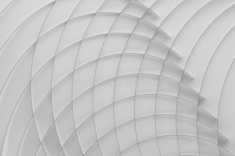 Geometric Abstract Background, Pattern - Thin Light Grey Curved Lines ...