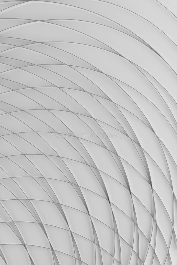 Geometric Abstract Background, Pattern - Thin Light Grey Curved Lines ...