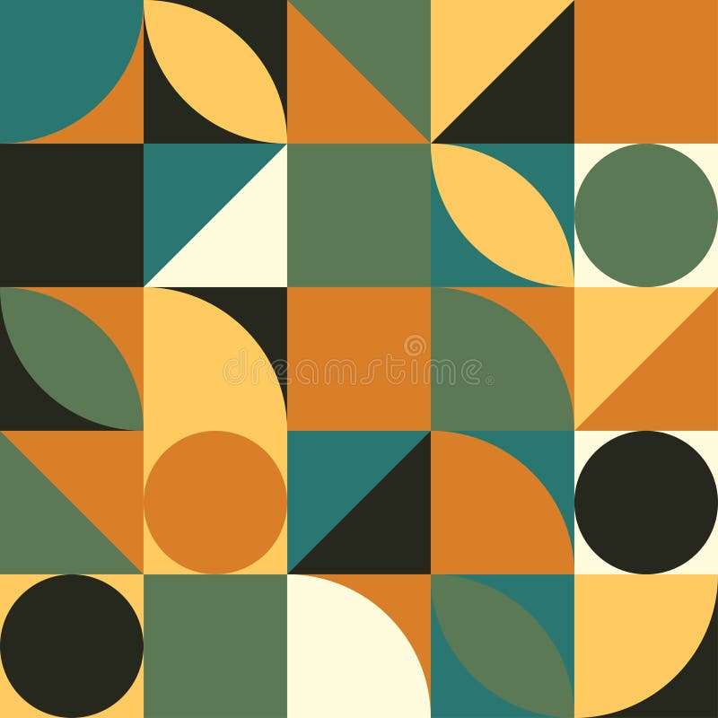 Geometric Abstract Background, Poster Design, Simple Shapes in C Stock ...