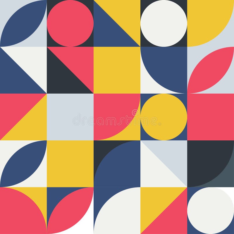 Geometric Abstract Background, Poster Design, Simple Shapes In Complex ...