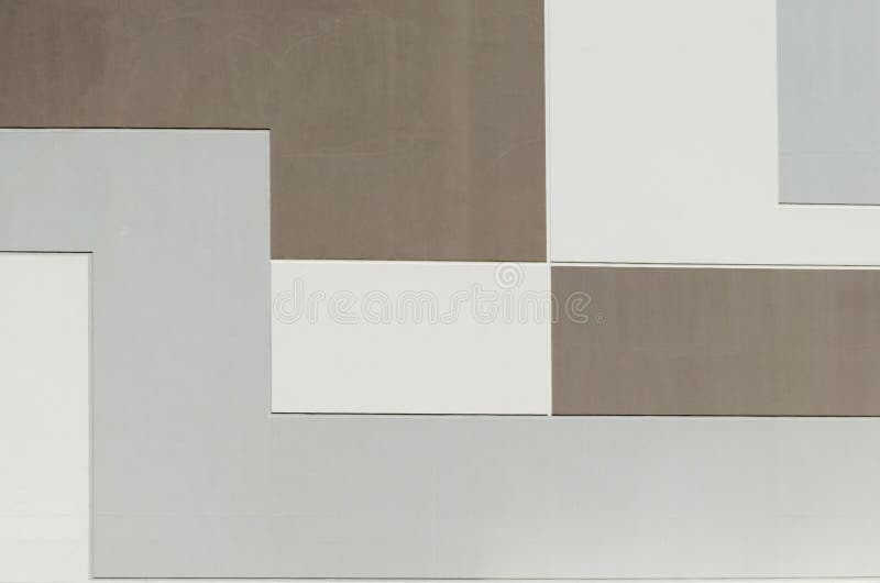 Building Wall in Pastel Colors, Geometric Abstract Background Stock ...