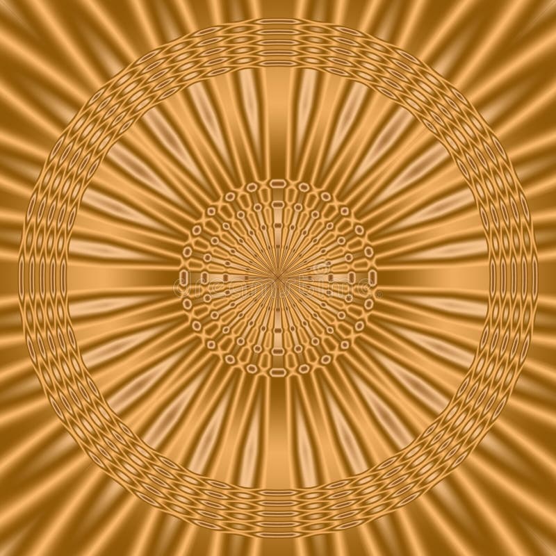 Abstract Background with Yellow Spiral Stock Illustration ...