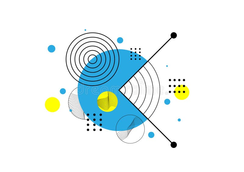 Geometric Abstract Background. Technology Networking Communication ...