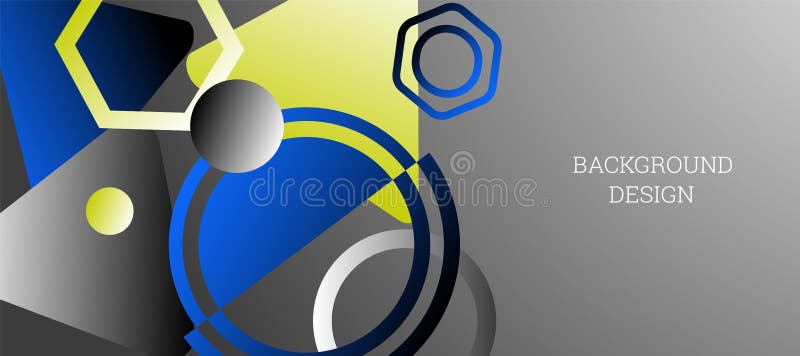 Geometric Abstract Background. Various Geometric Shapes. Cover Design ...