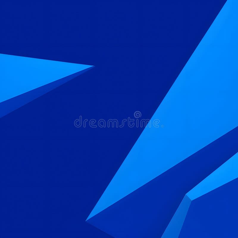 Geometric Abstract Blue Background with Sharp Edges and Defined Shapes ...
