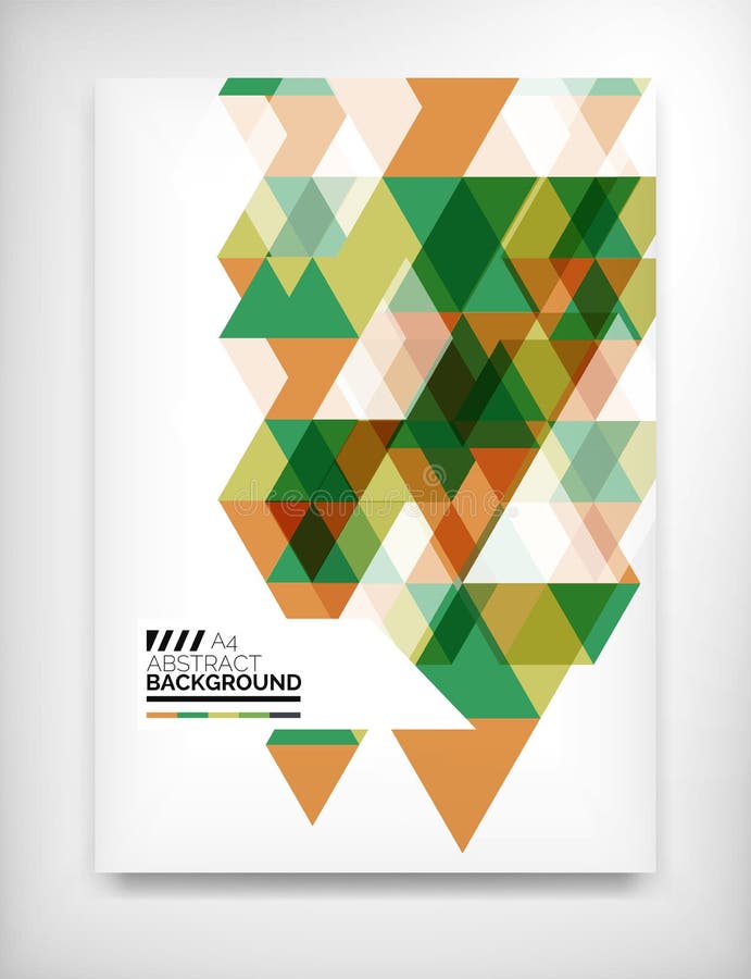 Geometric Abstract Business Template Stock Vector - Illustration of ...