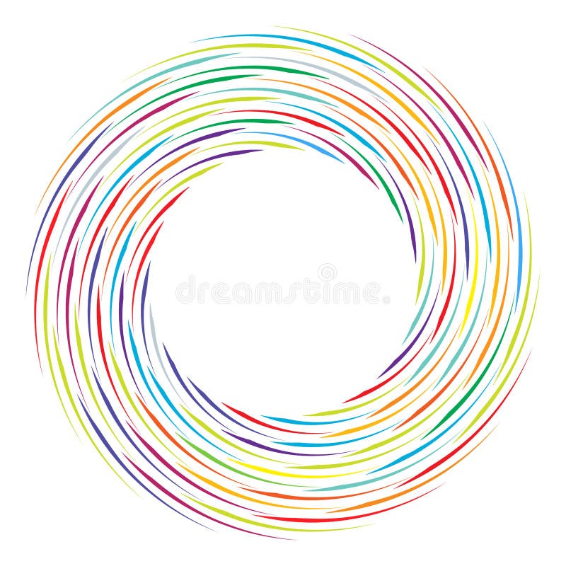 Geometric Abstract Circle, Circular Element Vector Stock Vector ...