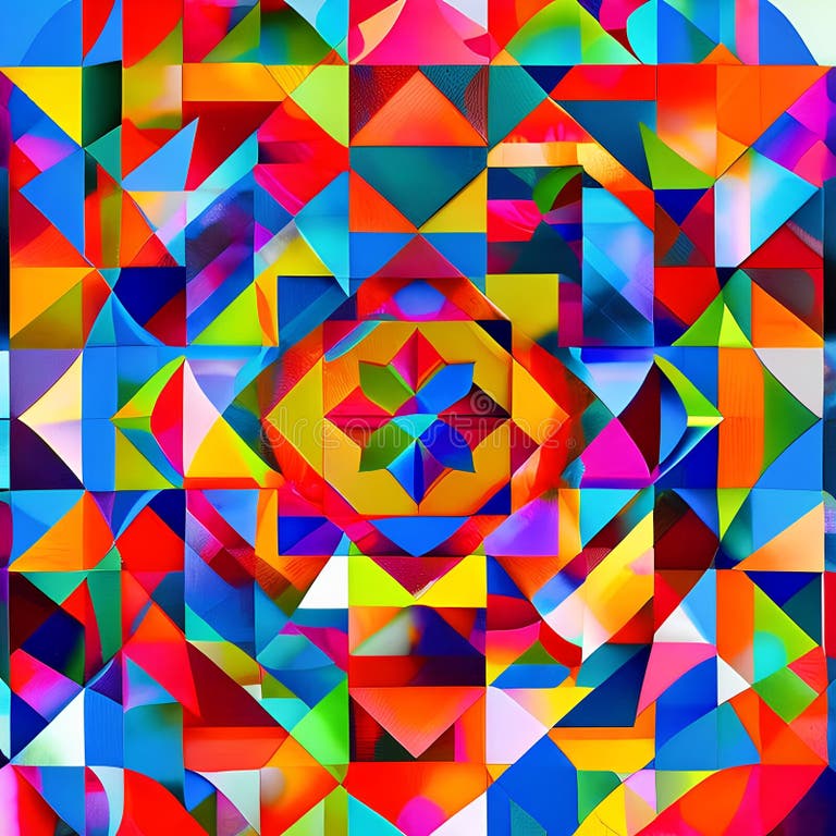 656 Geometric Abstract Collage: a Modern and Geometric Background ...