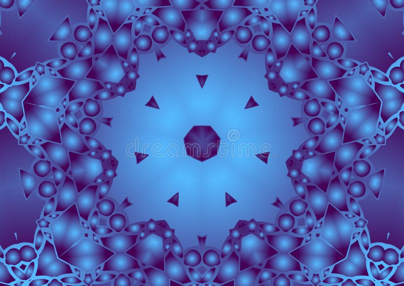 Geometric Abstract Colorful Kaleidoscope Pattern Stock Illustration ...