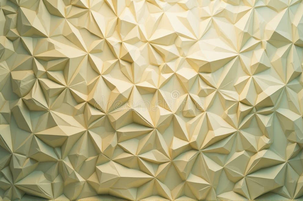 Geometric Abstract 3d Pattern with Textured Origami Design in Warm ...