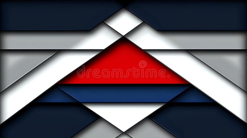 Geometric Abstract Design Featuring Overlapping Triangles and ...