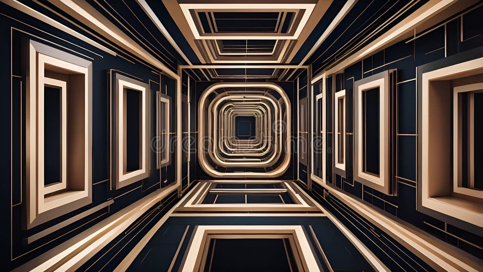 Layered Rhythm stock illustration. Illustration of design - 374780626