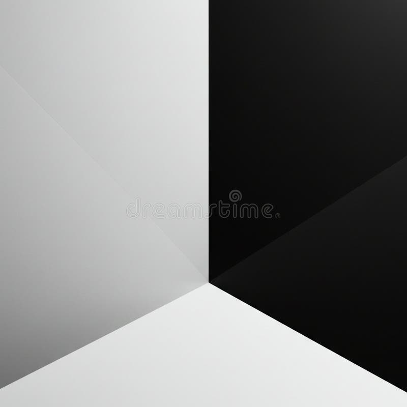 Geometric Abstract Design Featuring a Sharp Corner Intersection of ...