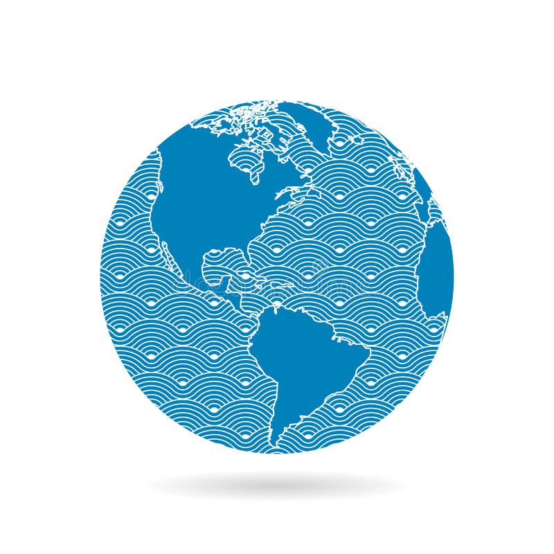 Geometric Abstract Earth Globe Sphere Concept Illustration. Stock ...