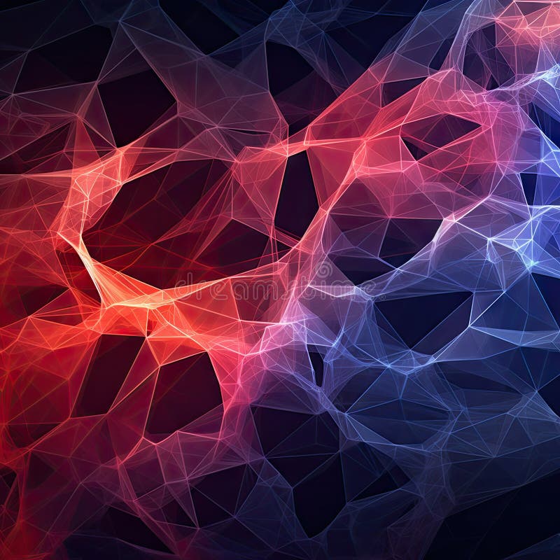 Geometric Abstract Featuring Seamless Pattern. Colorful Polygonal ...