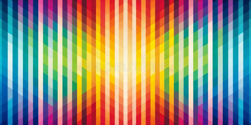 Geometric Abstract Gradient Pattern of Multi Color Stripes Generative ...