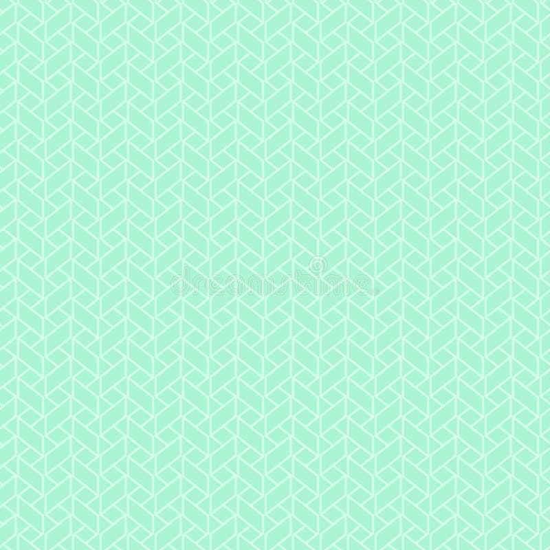 Geometric Abstract Green Background. Seamless Pattern of White ...