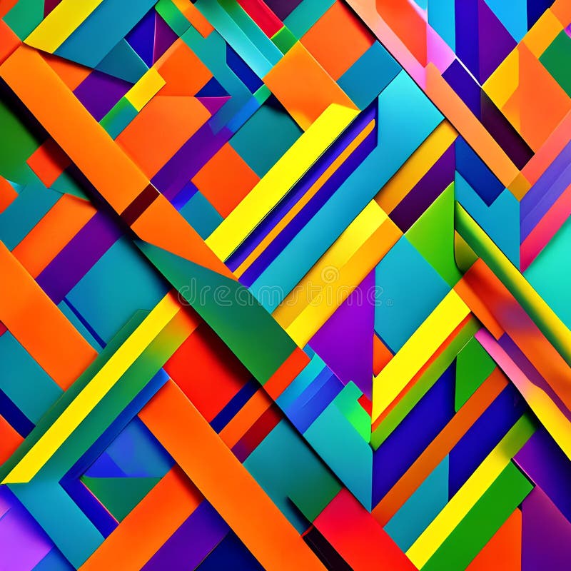 716 Geometric Abstract Lines: a Modern and Geometric Background ...