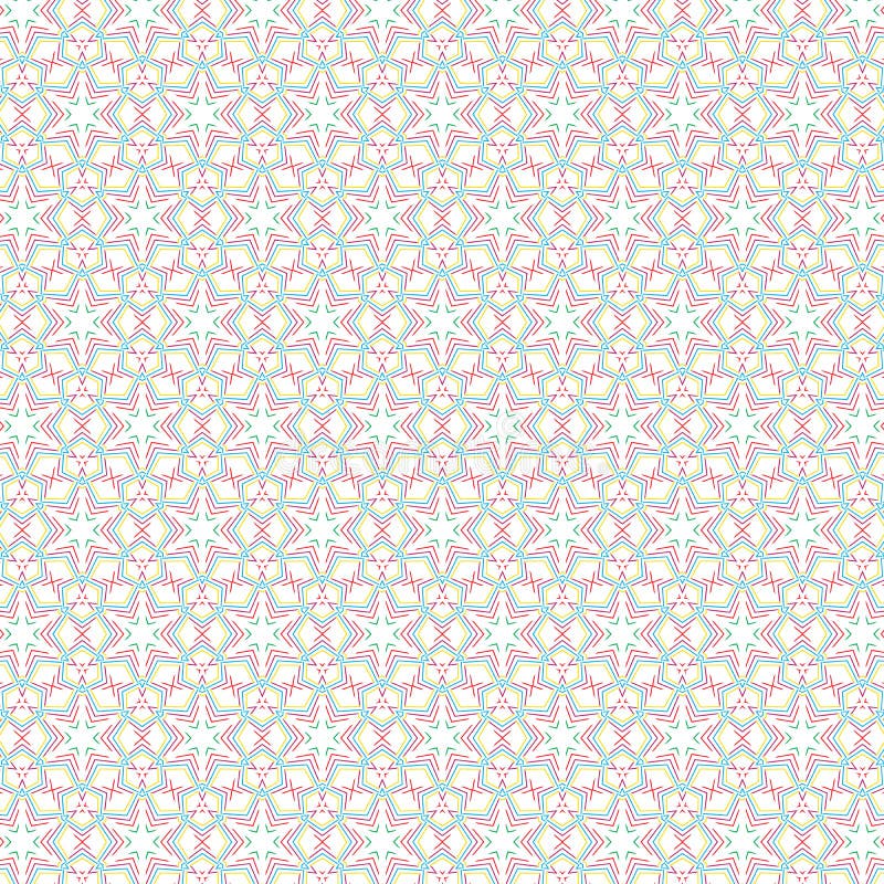 Geometric Abstract Stars Grid Fabric Fashion Element Background Pattern ...