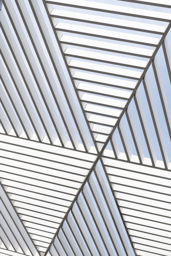 Geometric Abstract Pattern Background. Architectural Structure ...