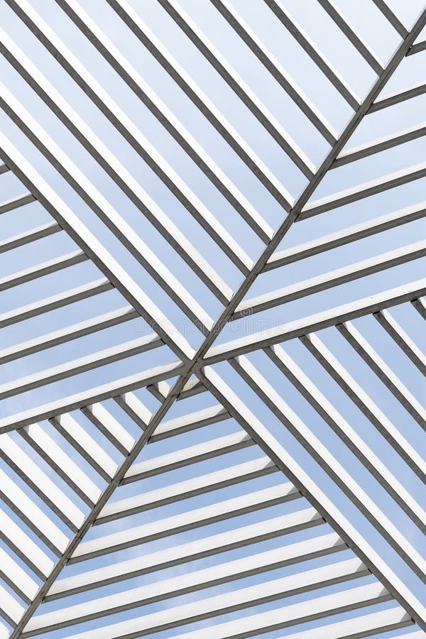 Geometric Abstract Pattern Background. Architectural Structure ...