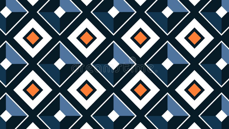 Geometric Abstract Pattern with Diamond Shapes and Bold Colors Stock ...
