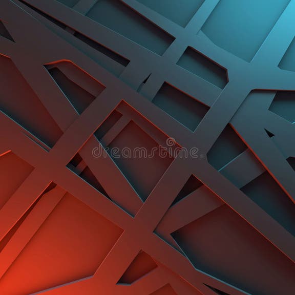Geometric Abstract Pattern Featuring Overlapping Dark Lines Forming Angular Shapes. Stock ...