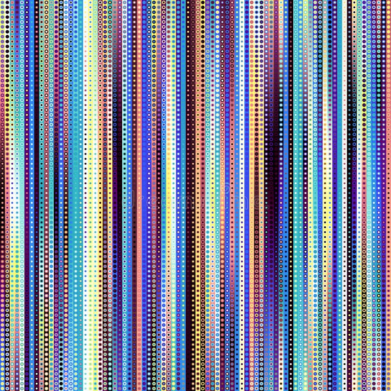 Geometric Abstract Pattern. Halftone Vertical Lines. Stock Vector ...